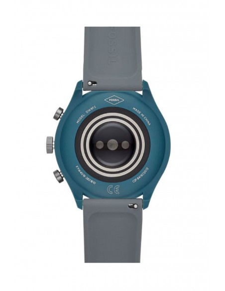 Herrenuhr FTW4019 Fossil Smartwatch | HR Black Silicone Generation IV