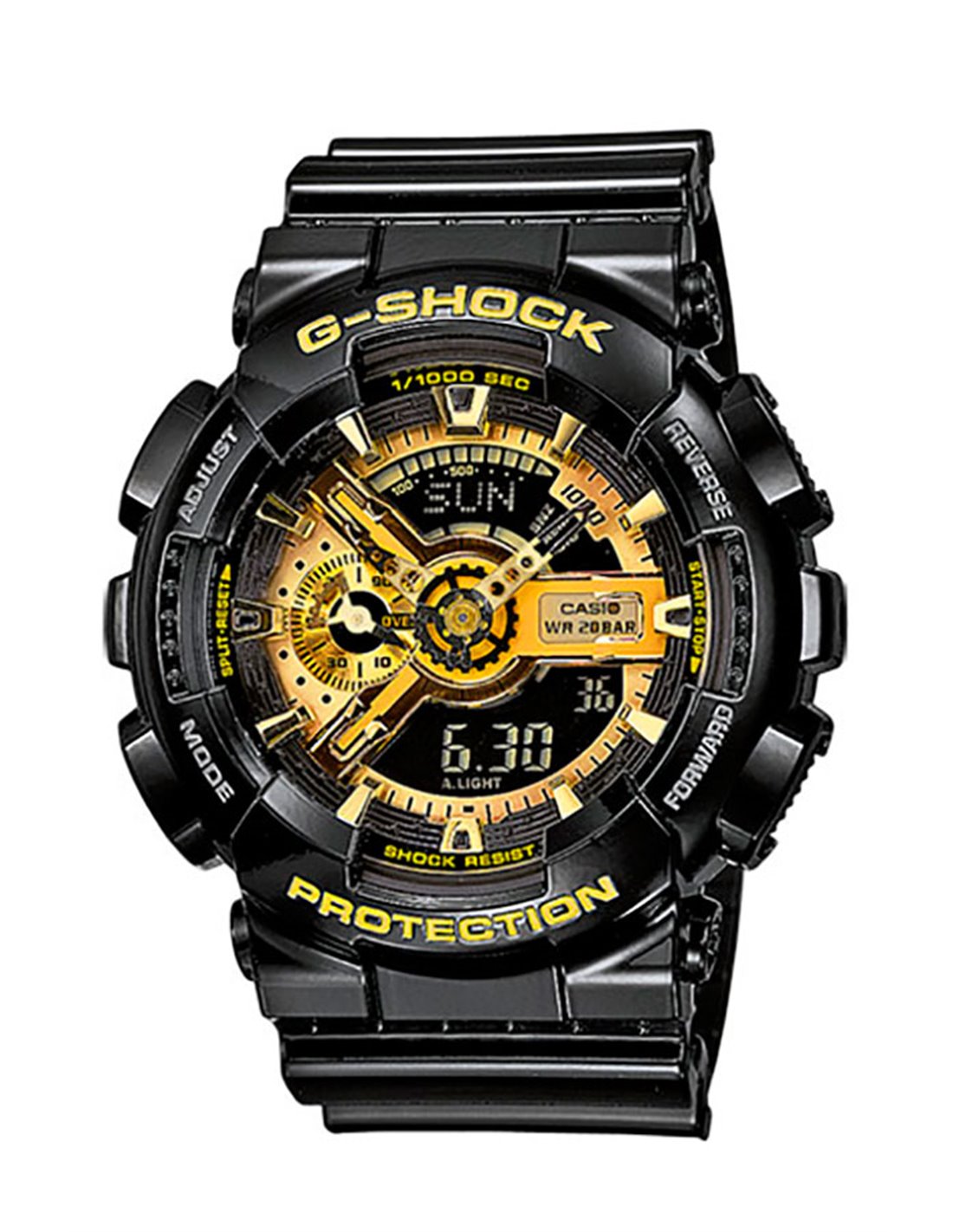 | GA-110GB-1AER | Relógio Casio G-SHOCK « BLACK & GOLD » GA-110GB-1AER