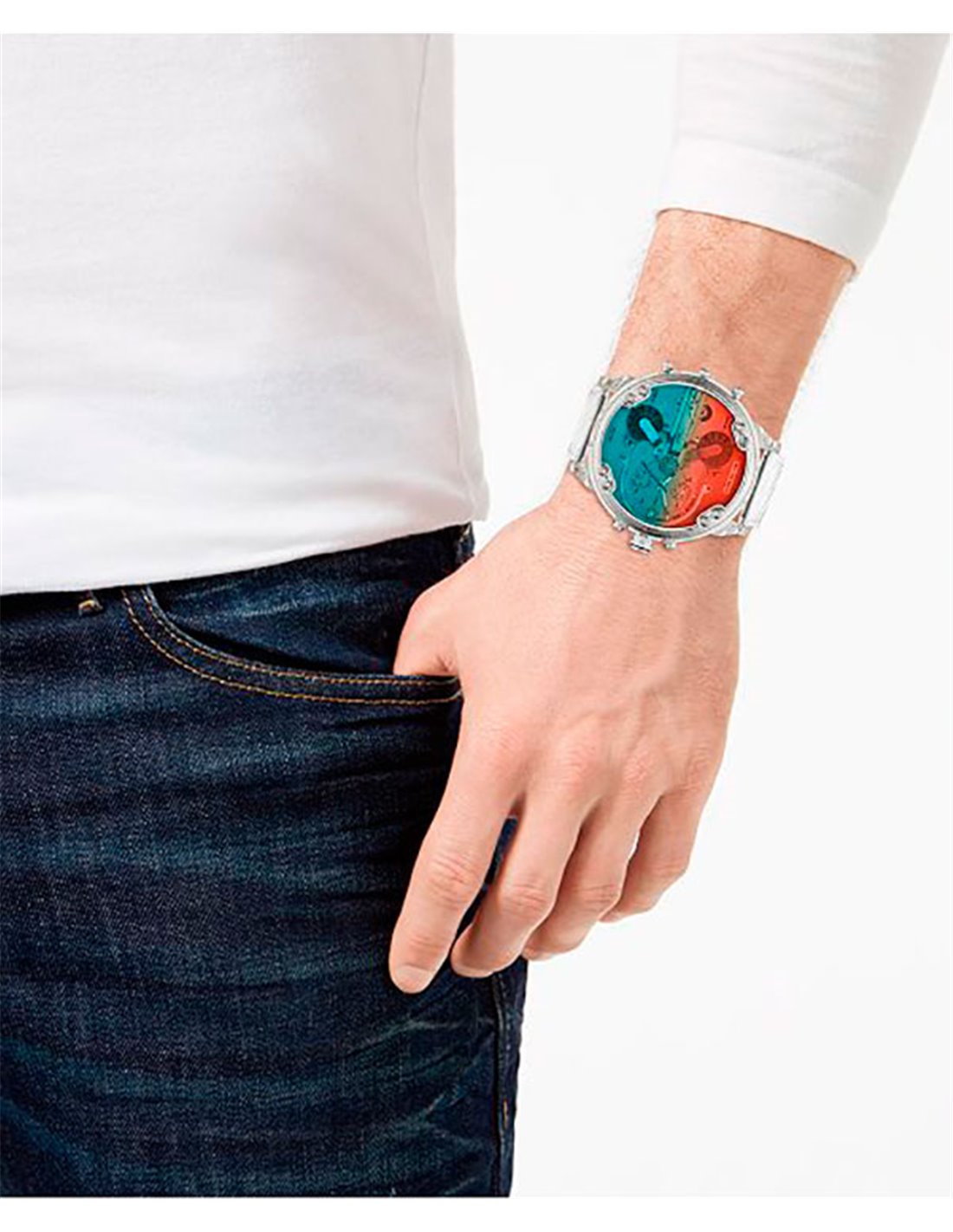 | DZ7427 | Diesel MR. DADDY 2.0 CLEAR TRANSPARENT DZ7427