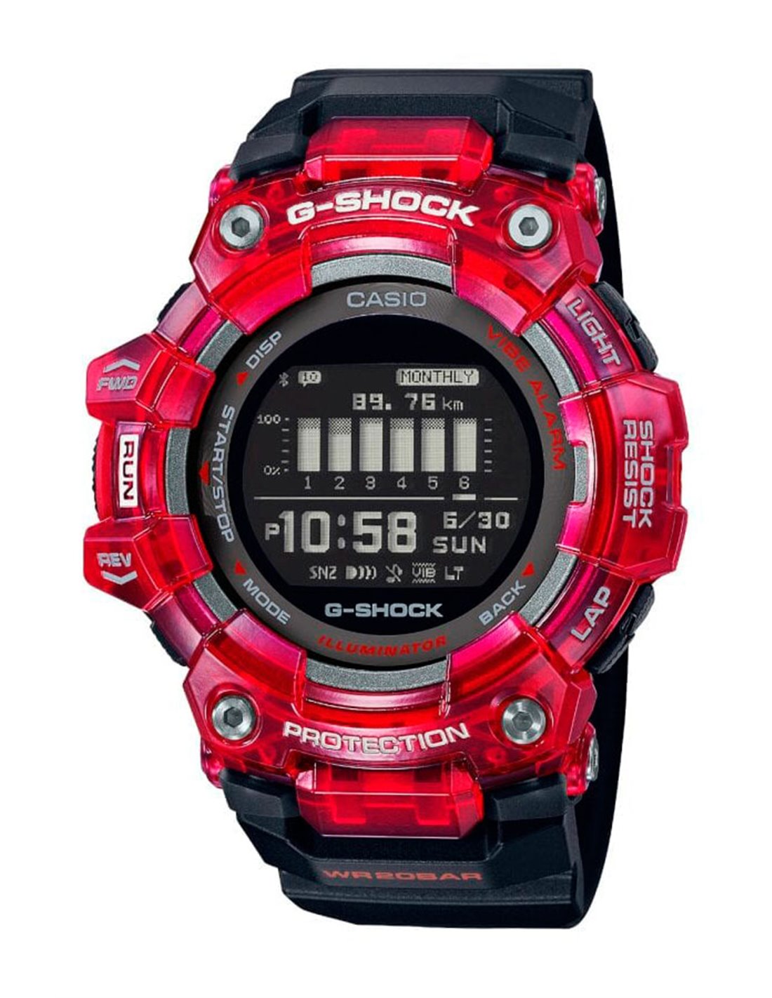 | GBD-100SM-4A1ER | Montre Casio « Bluetooth Step Tracker » GBD-100SM-4A1ER