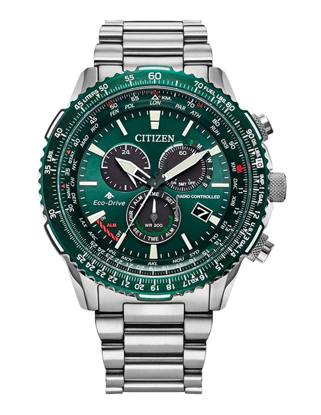| CB5004-59W | Relógio Citizen « PILOT CHRONO E660 » CB5004-59W