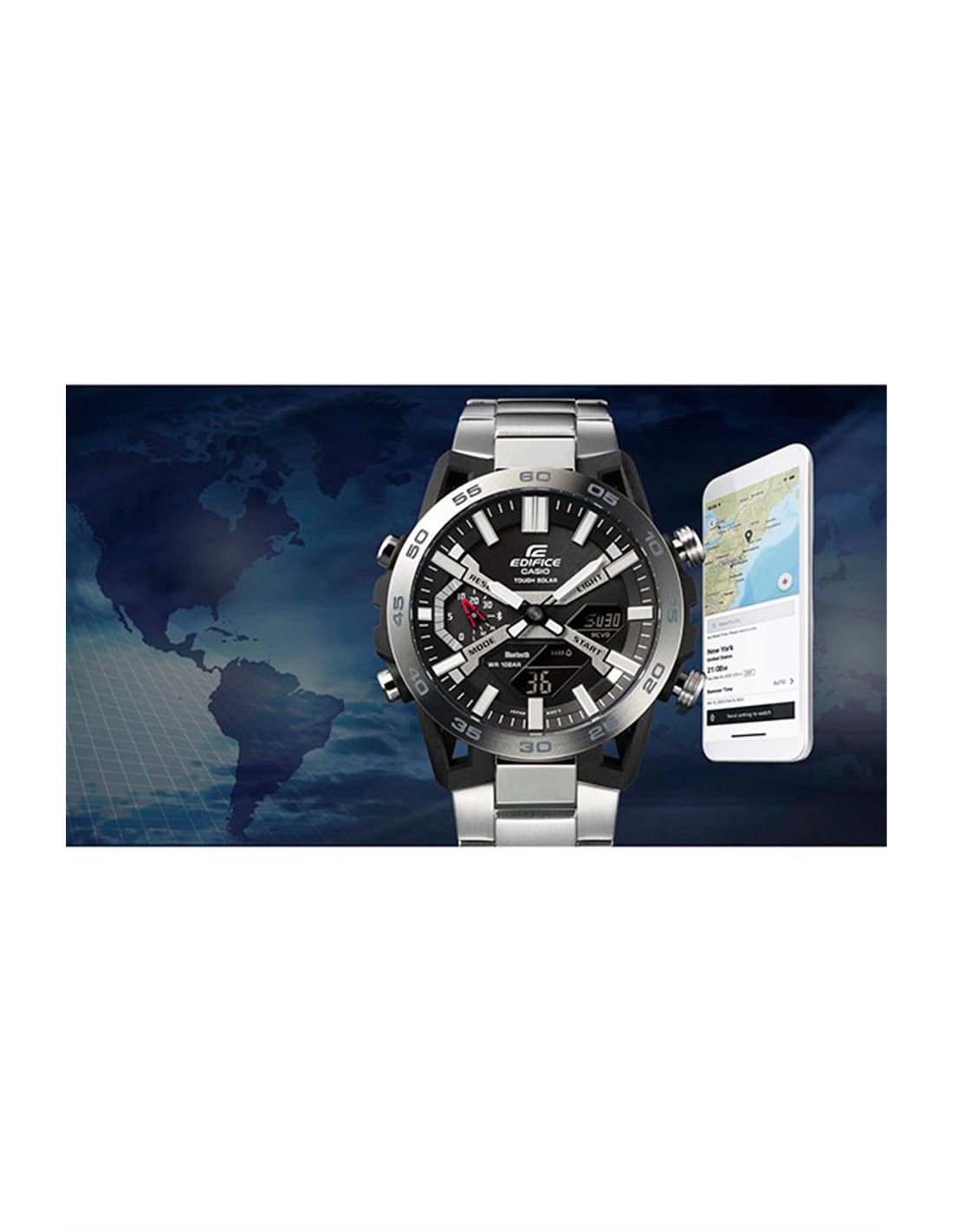 | ECB-2000D-1AEF | Casio « EDIFICE BLUETOOTH » ECB-2000D-1AEF