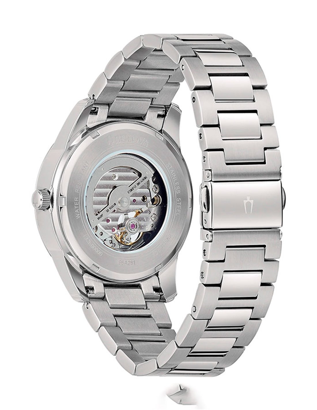 Bulova Watch 96A280 Open Heart