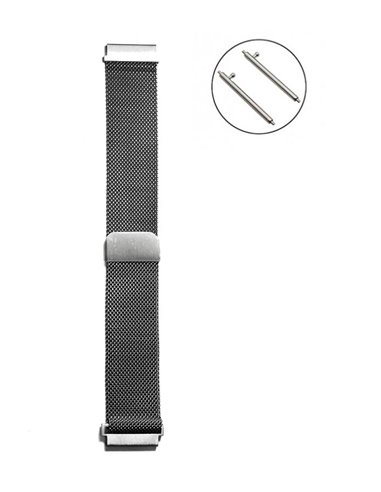 Strap Steel « Universal 18 mm » Grey