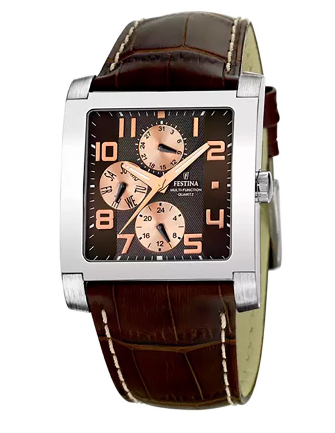 Festina F16235/C : L'élégance de l'acier inoxydable pour homme