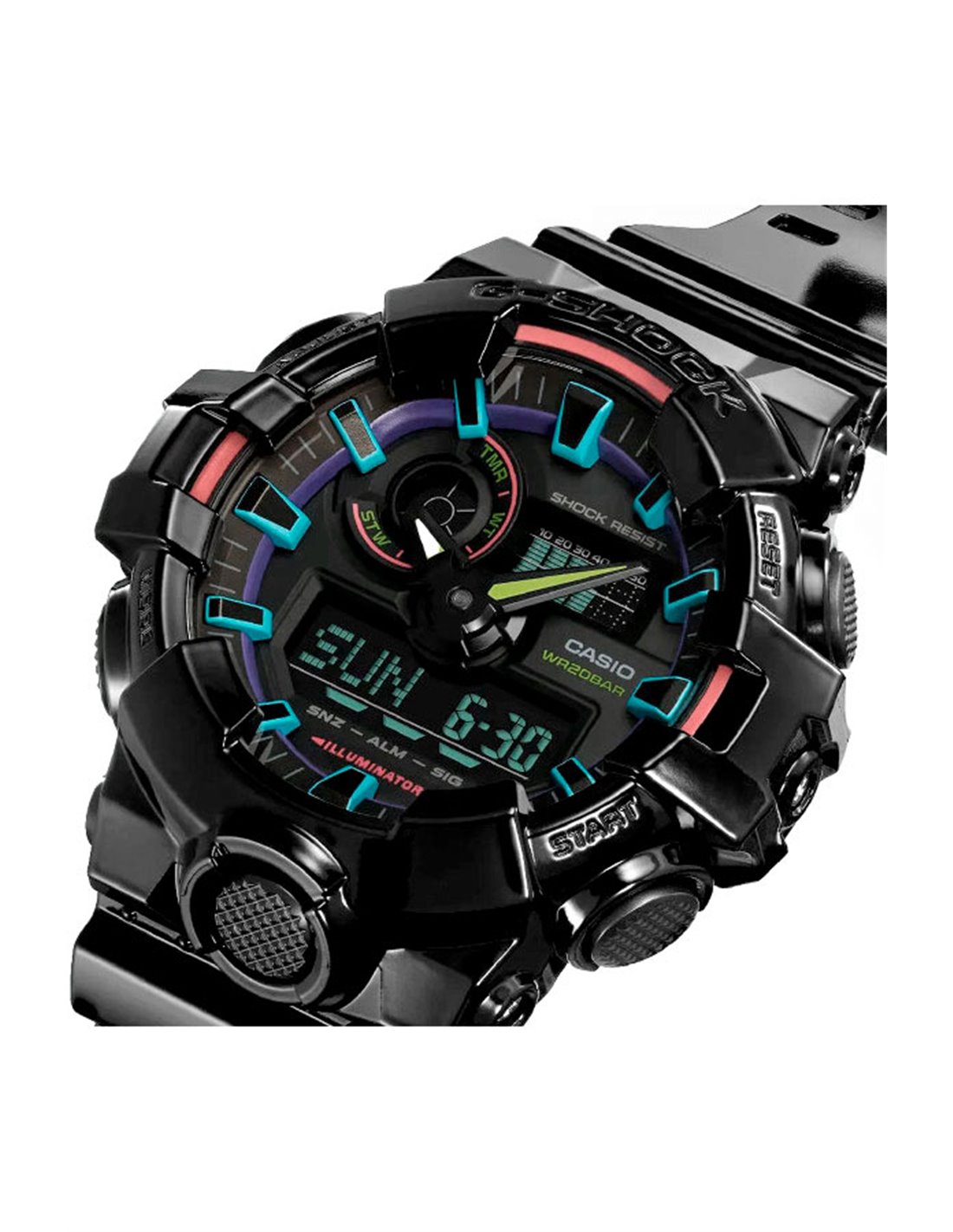| GA-700RGB-1AER | Casio « VIRTUAL RAINBOW » GA-700RGB-1AER