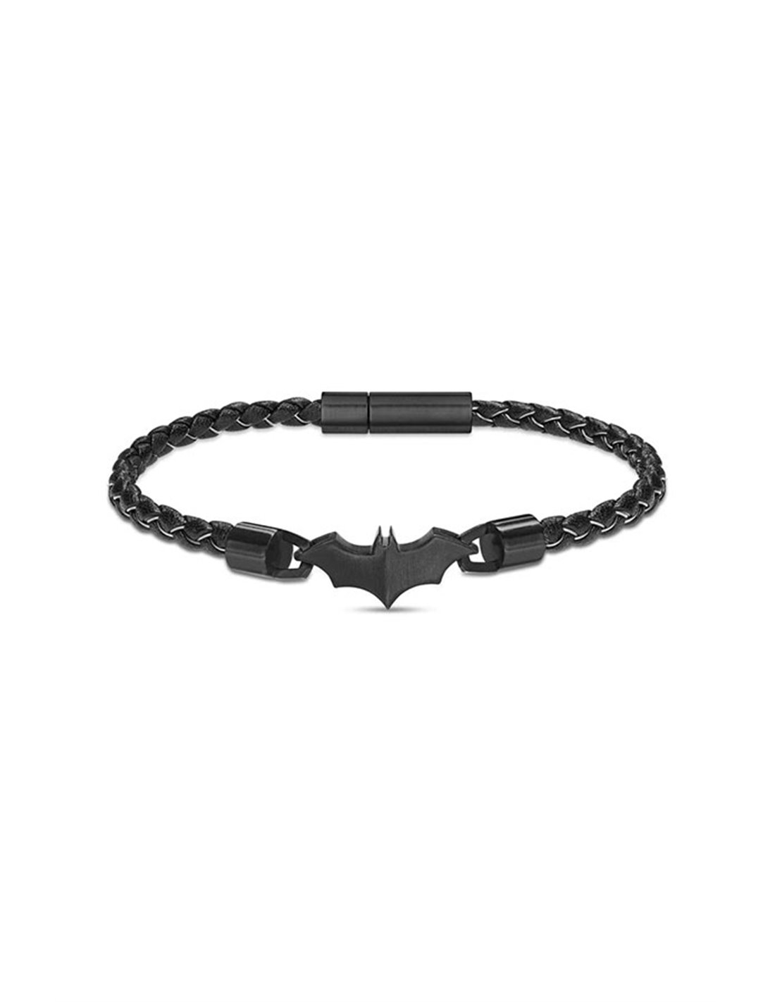 Armband Police PEAGB0034701 BATMAN FOREVER Schwarzes Leder schwarzes Motiv