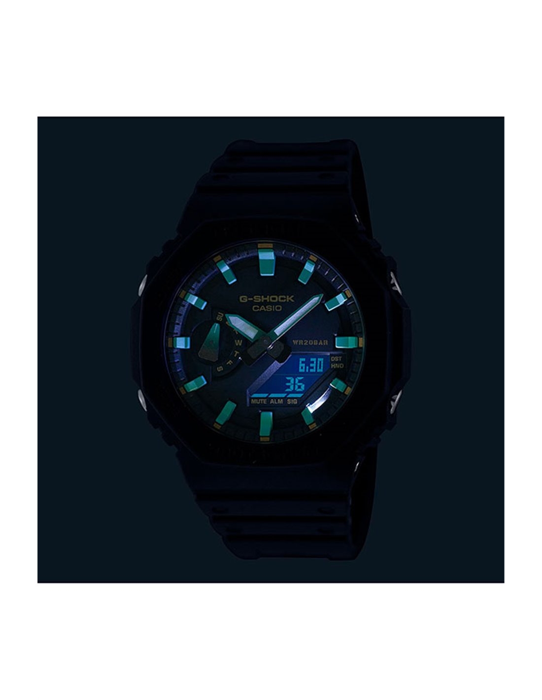 | GA-2100RGB-1AER | Casio « G-SHOCK & G-CARBON VIRTUAL RAINBOW » GA ...