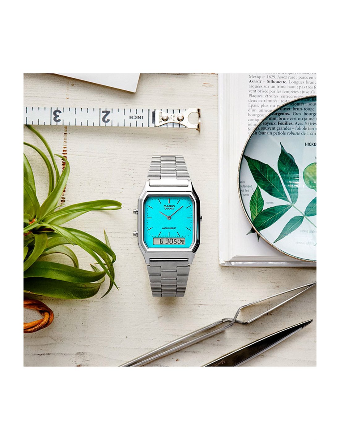 Montre Casio AQ-230A-2A2MQYES Collection Vintage Edgy Tiffany