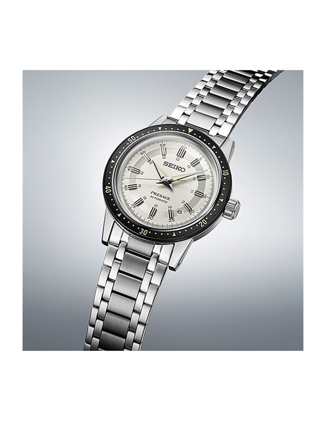 Seiko Watch SRPK61J1 Automatic Presage Style 60´s Chronograph Limited