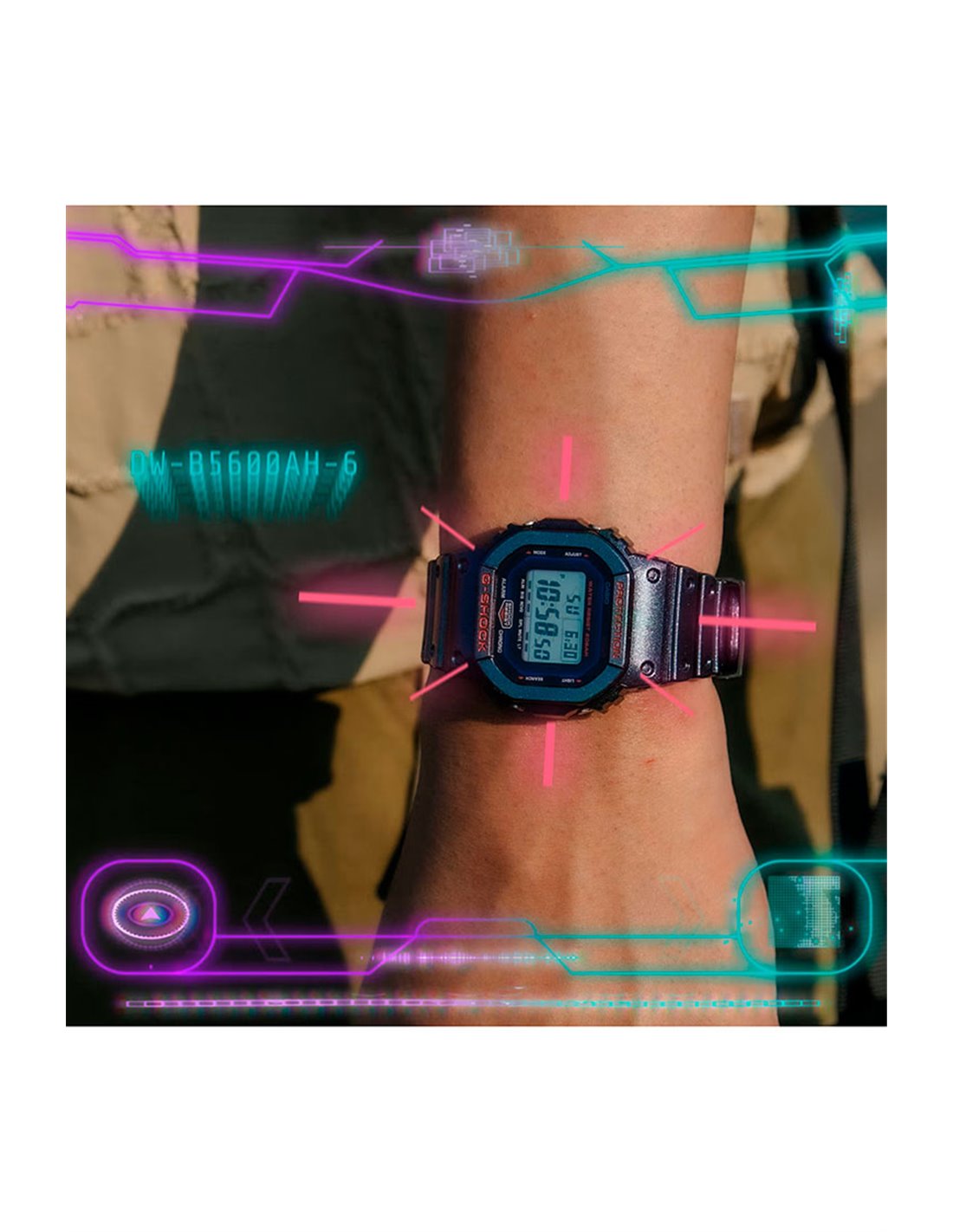 Casio Watch DW-B5600AH-6ER G-Shock Origen Purple