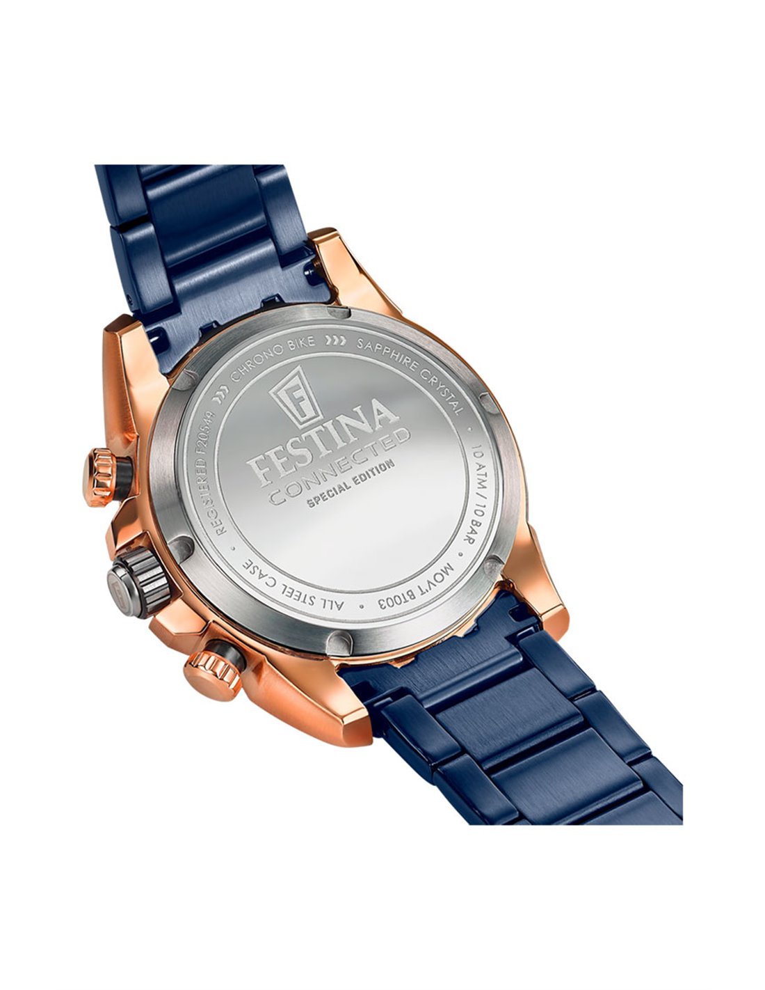 Festina Watch F20549/1 Hybrid Connected Chrono Bike Blue Dial