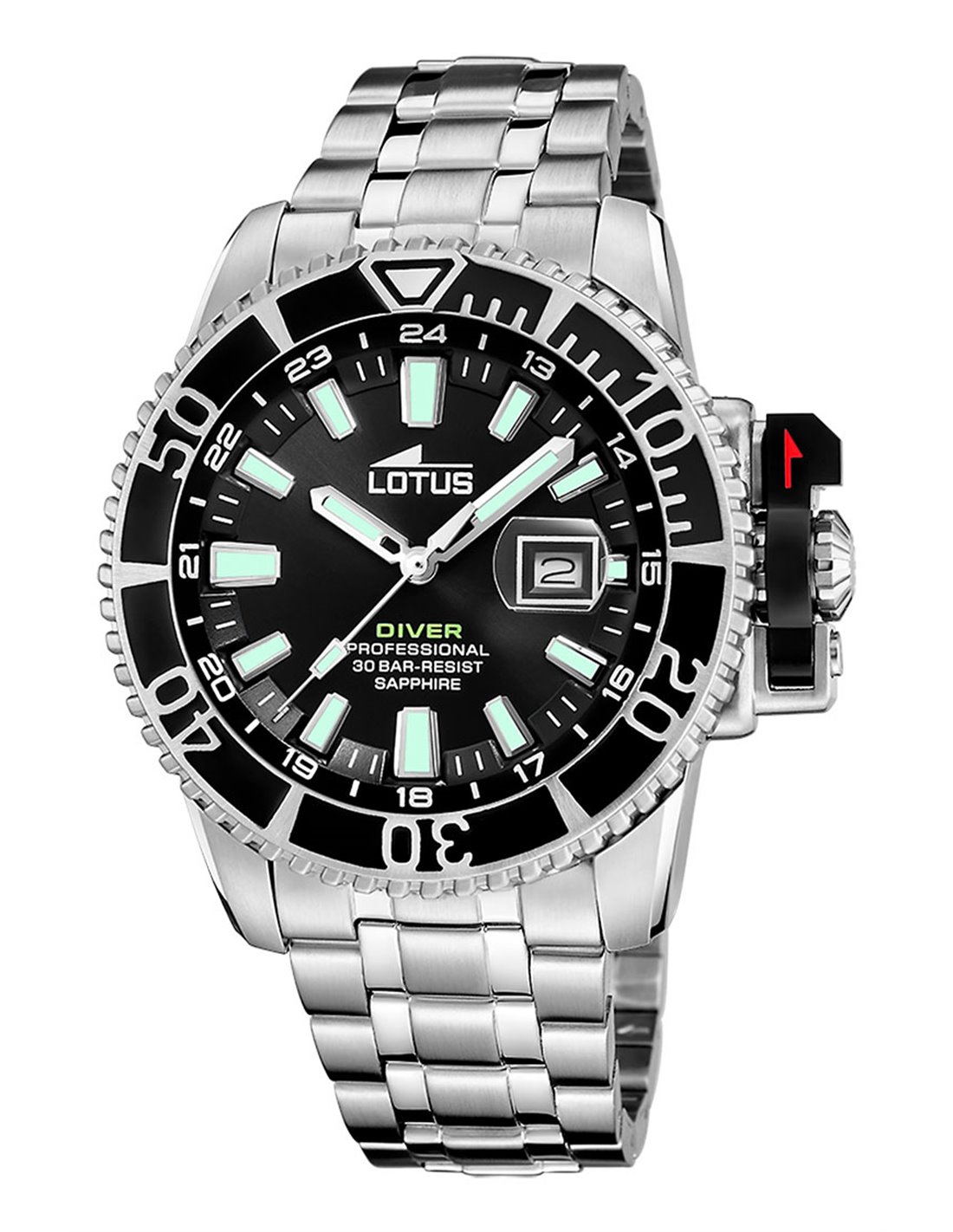 Lotus Watch 18938/4 Diver Professional Black Dial