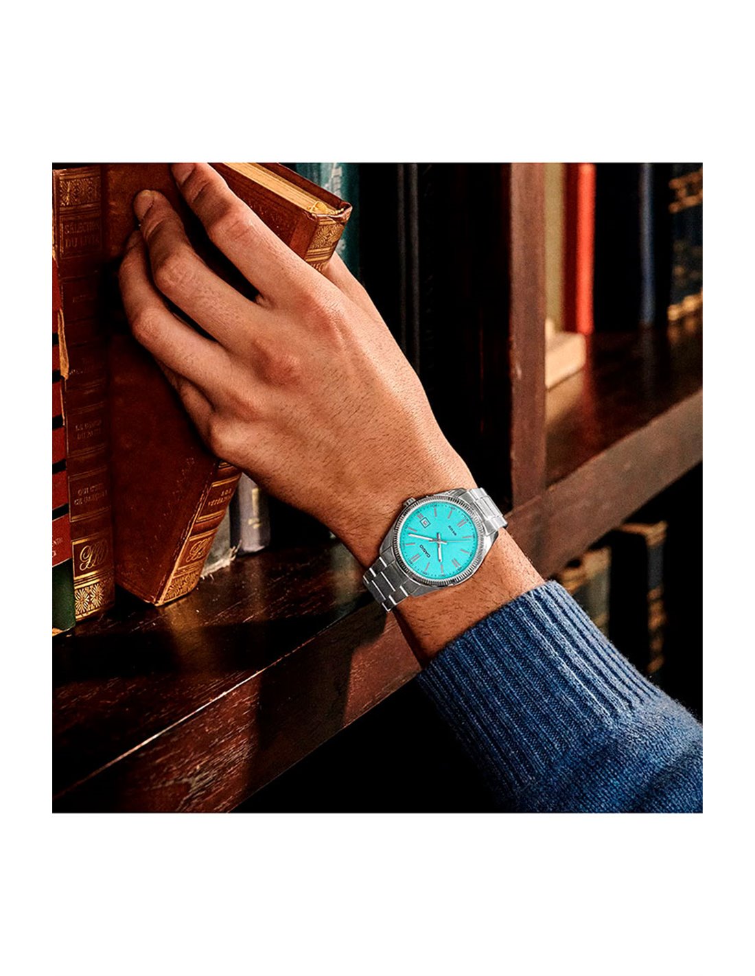 Reloj Casio MTP-1302PD-2A2VEF Collection Azul Tiffany