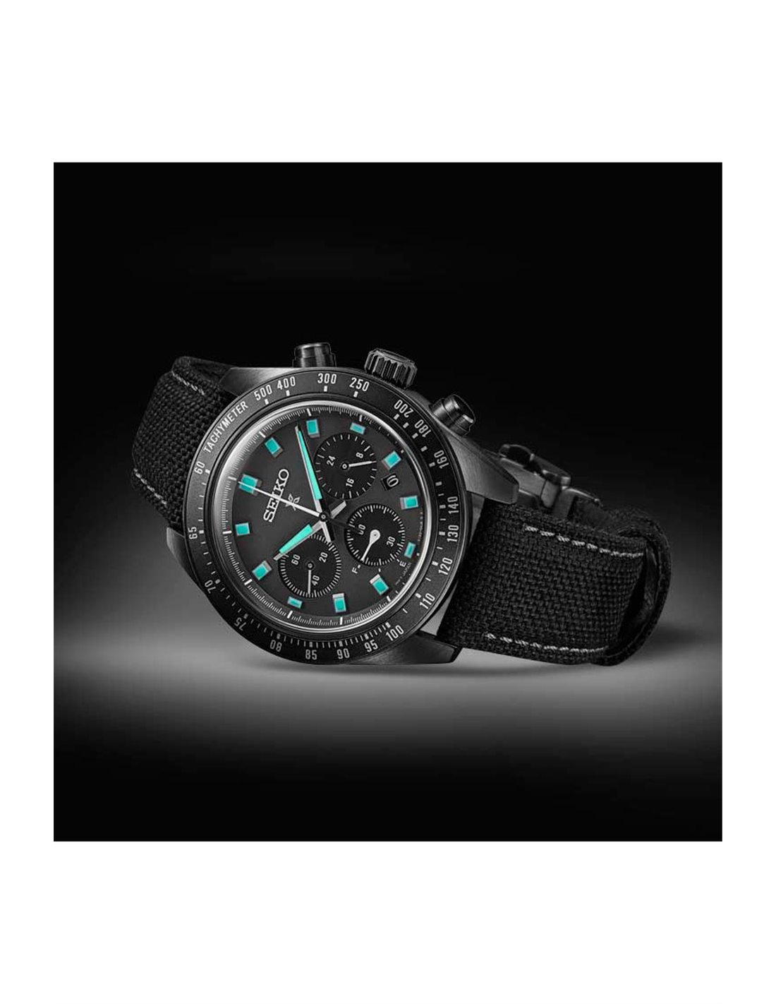 Seiko Watch SSC923P1 Solar Prospex Speedtimer Black Series Night Vision