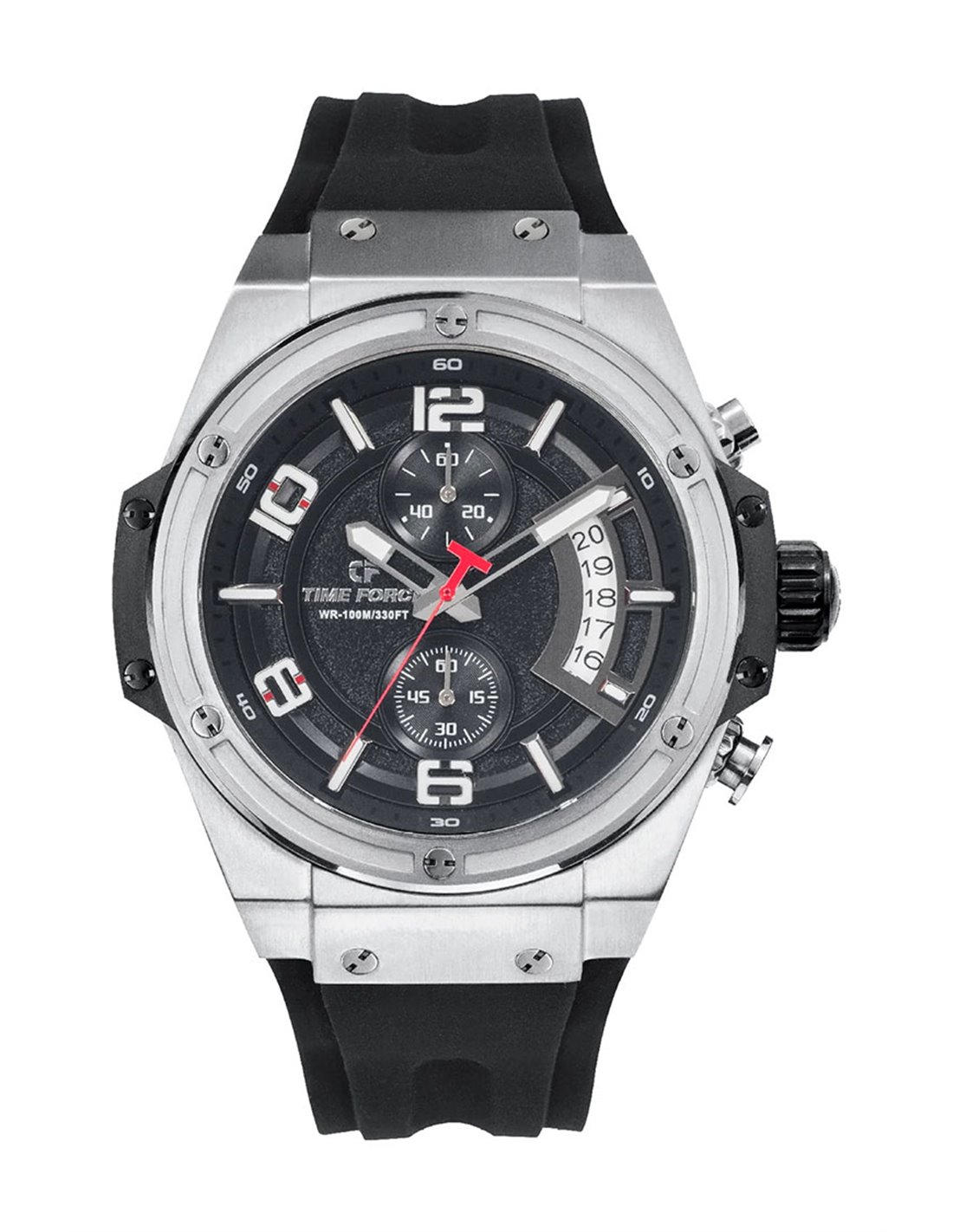 Time Force Watch TF5024M-01 Vortex Chrono