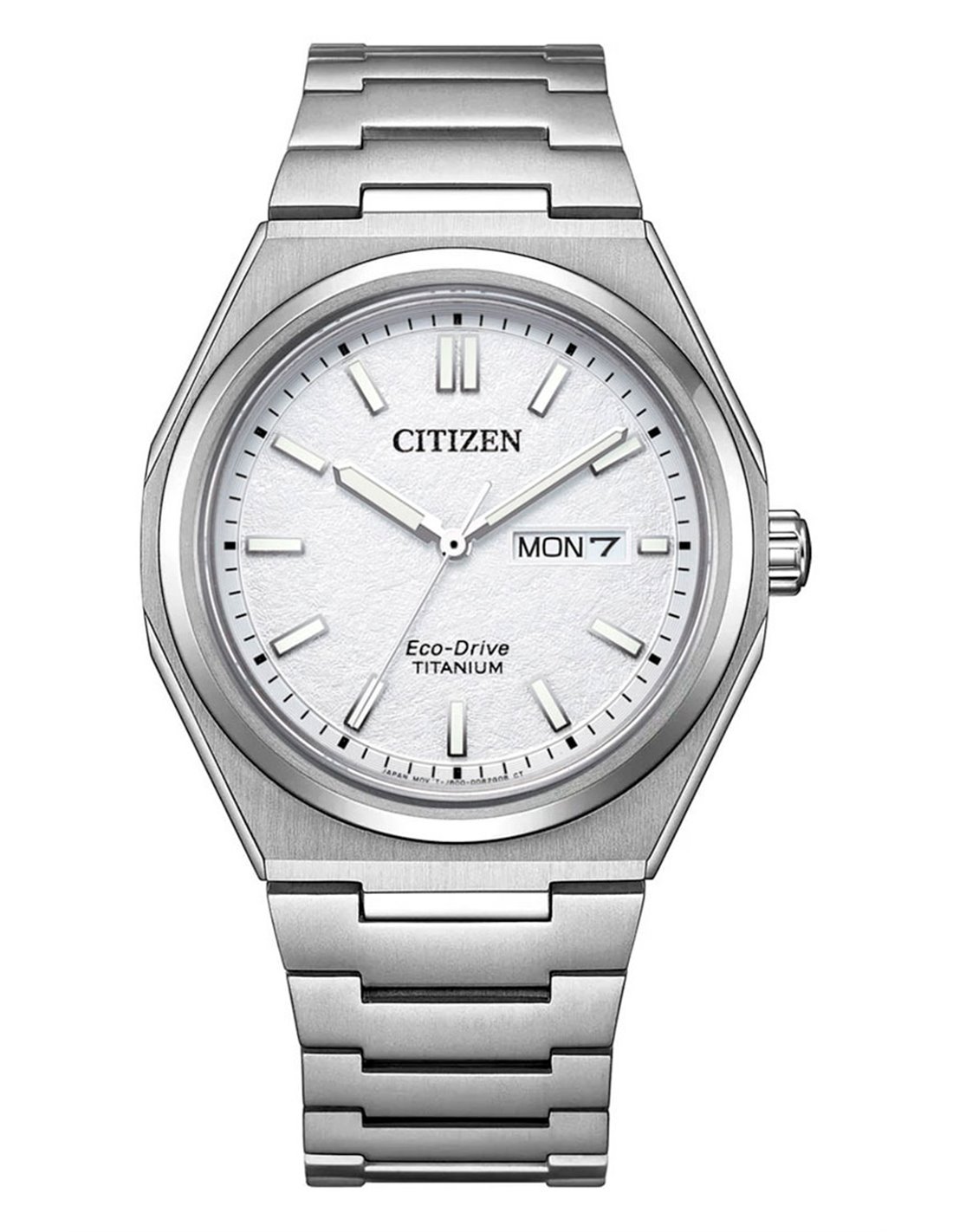 Citizen AW0130-85A Zenshin Eco-Drive en Super Titane – Blanc