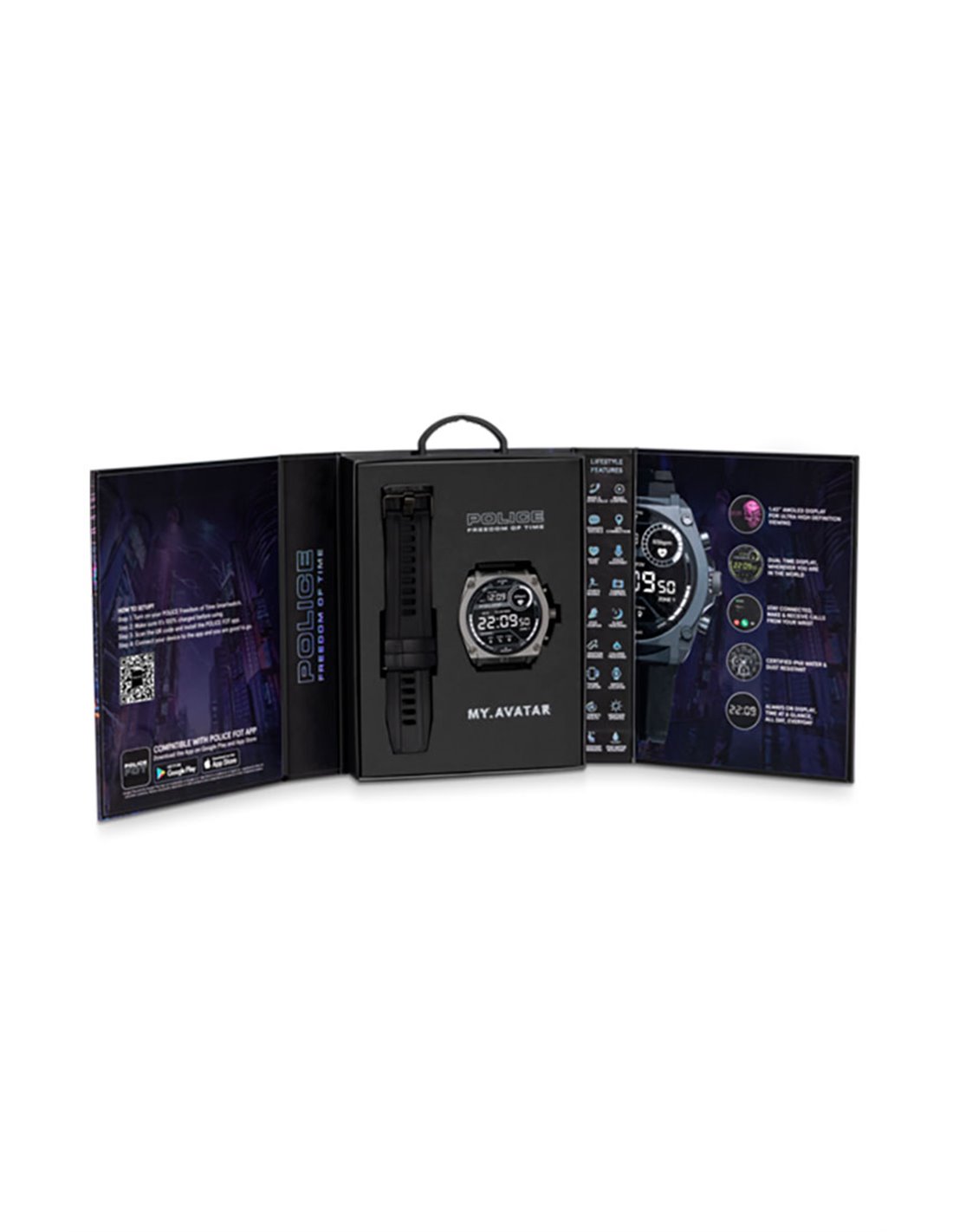 Police Watch PEIUN0000101 Smartwatch My. Avatar