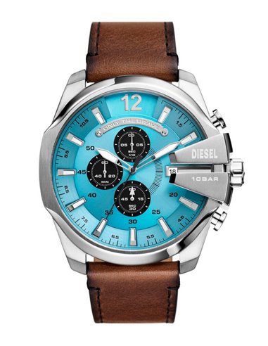 DZ4657 Montre Oversized Bleue Diesel