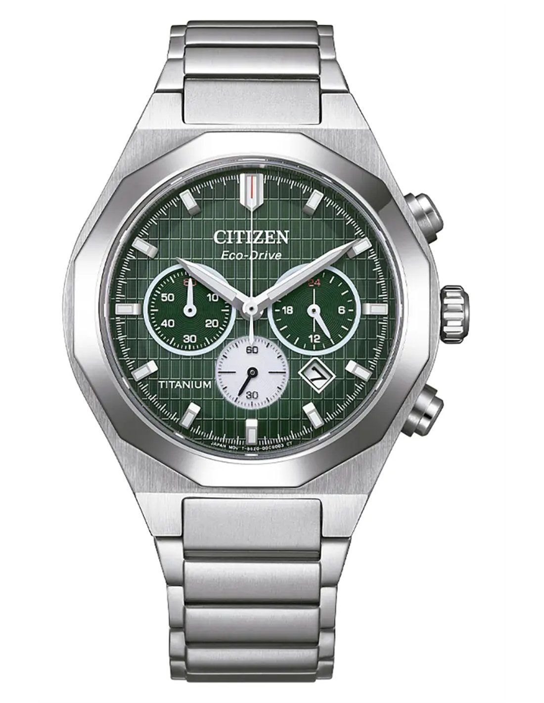 Citizen CA4691-59X Senkei Verde: avance leve e com precisão total