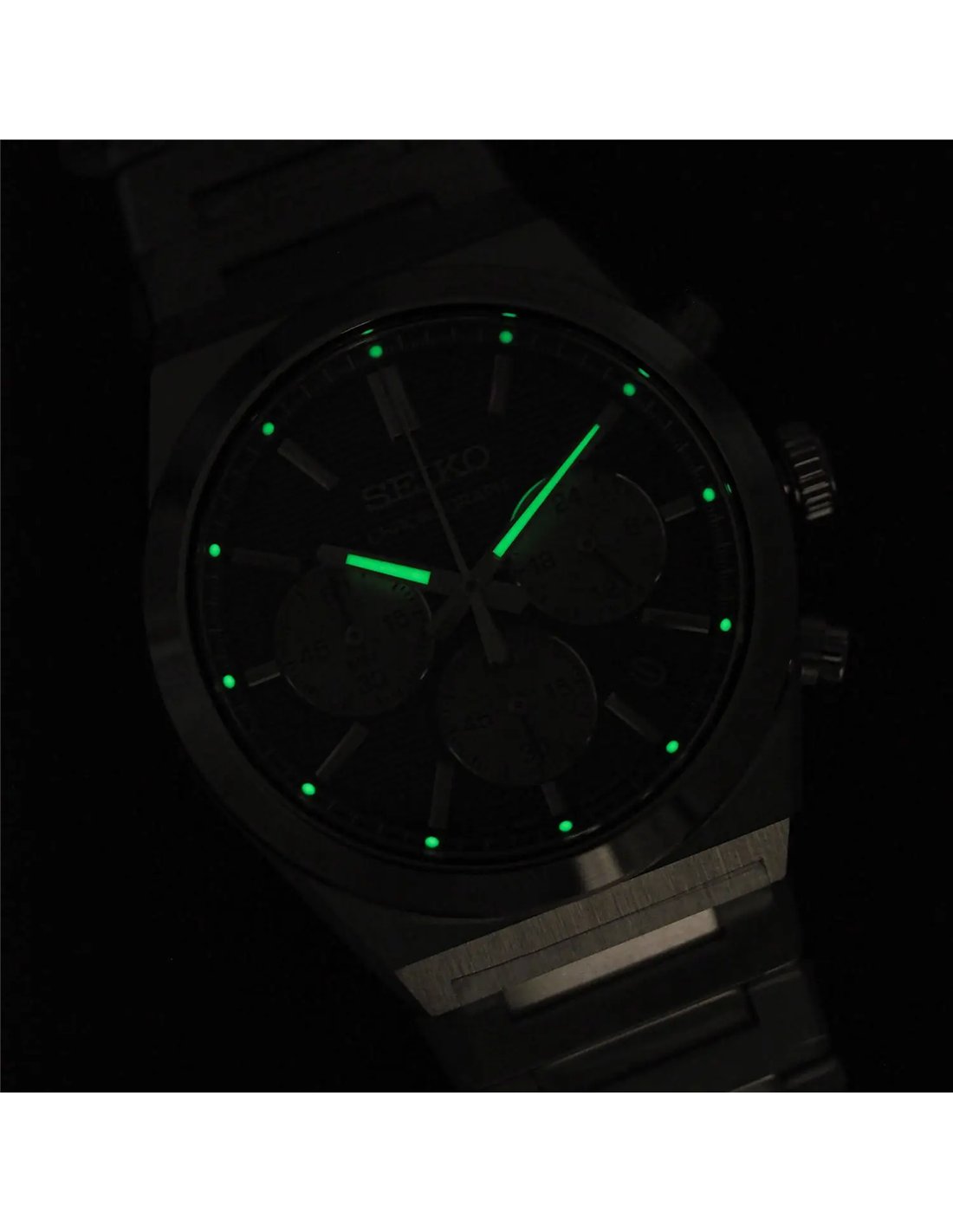 Seiko SSB451P1 White Chrono Watch - Caliber 8T63 | Sapphire Crystal 100m