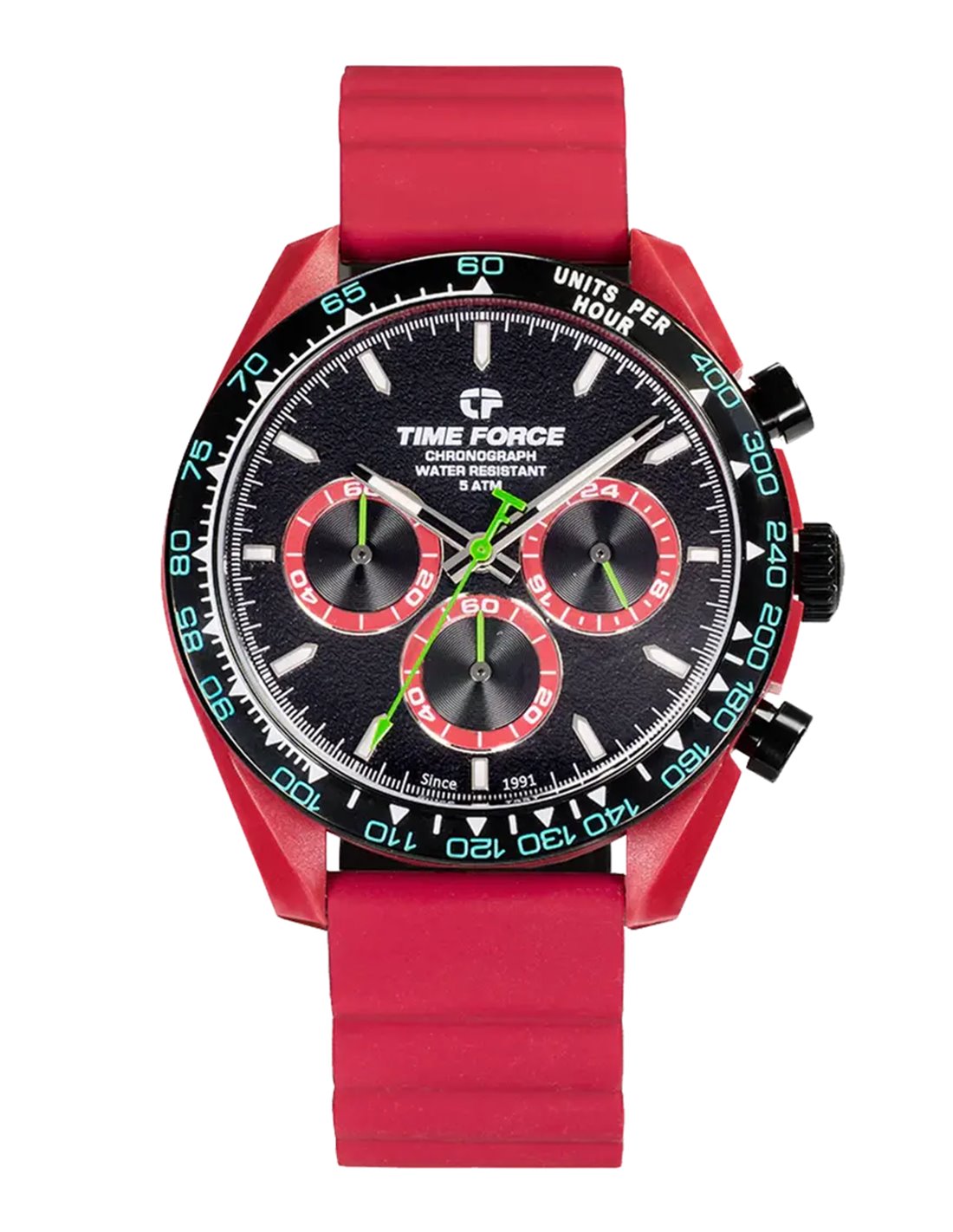 TF5056M-E1 - Time Force Coolwake - 43 mm - Black Dial