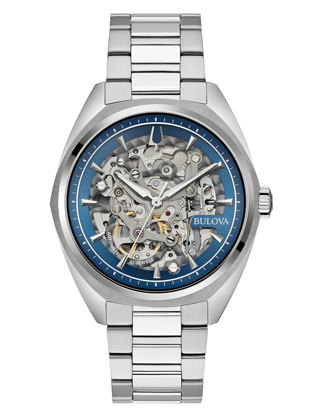 Bulova Surveyor Skeleton 96A292 | Reloj automático mecánica visible