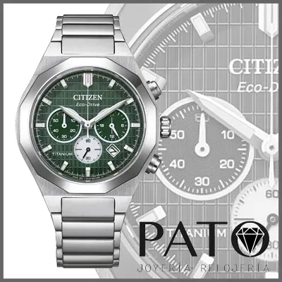 CA4691-59X - Citizen Zenshin Senkei - Eco-Drive - Super Titanium