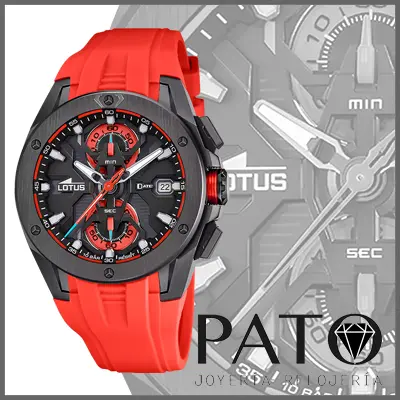 Lotus Multifunction 18943/5 Vortex Red Watch