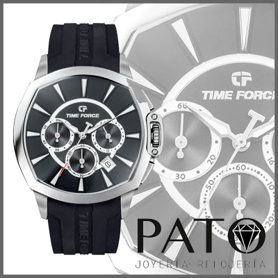 Time Force TF5029M-01 Saratoga Watch Man Carre Tonneau
